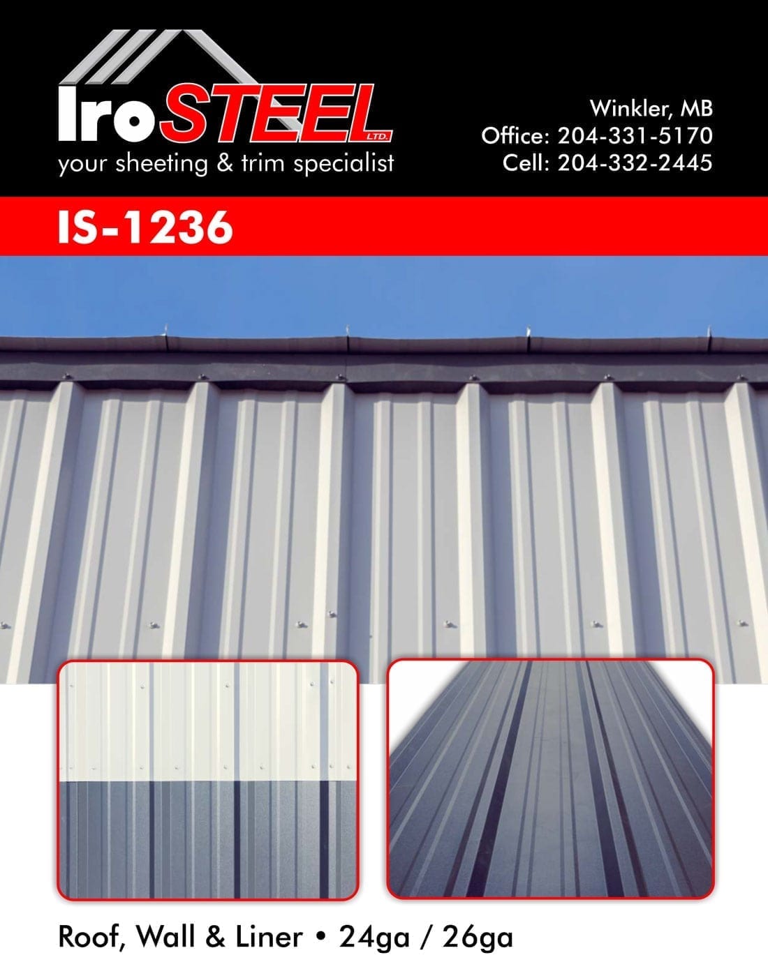 Products | Winkler, Manitoba | IroSteel